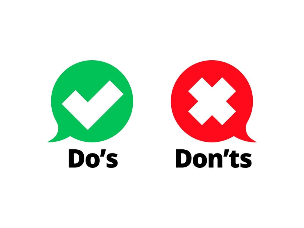 Do's and Don’ts When List Building